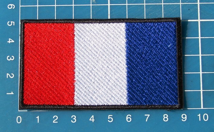 France Flag Military Tactical Army Patch Sew on Embroidery