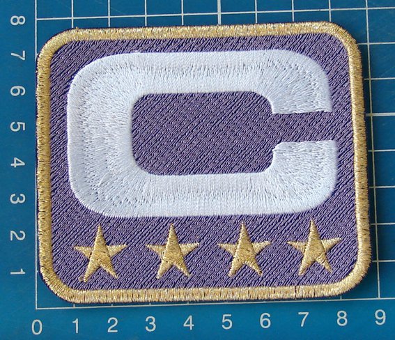 SUPERBOWL NFL TEAM LEADER JERSEY CAPTAINS LAVANDER PATCH GOLD 4 STAR