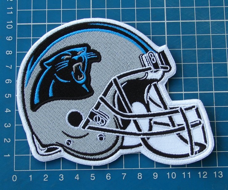 Carolina Panthers NFL Football Superbowl Jersey HELMET Patch sew embroidery