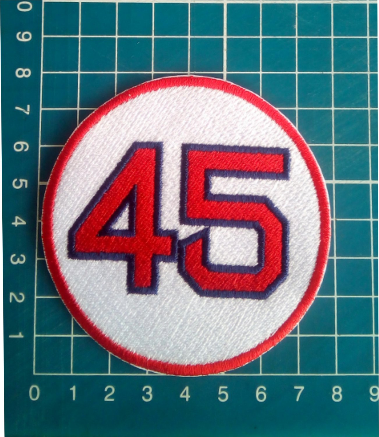 Pedro Martinez Retired Number 45 Boston Red Sox MLB Baseball 3" Patch ...