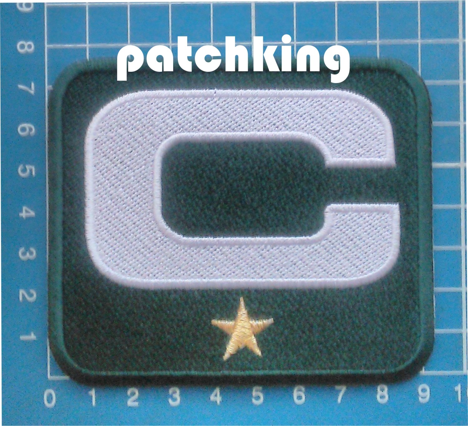 GREEN PACKERS CAPTAIN C PATCH 1 GOLD STAR 2019 SEASON NFL FOOTBALL ...