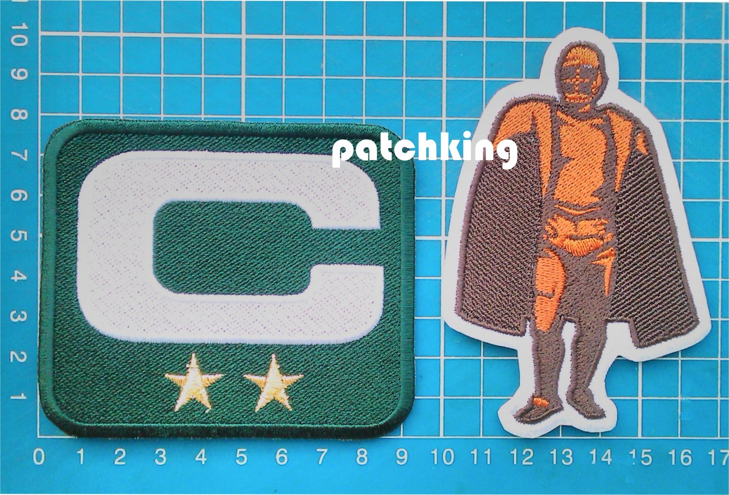 Green Bay Packers Captain C patch 2 gold star + Walter Payton Man of ...