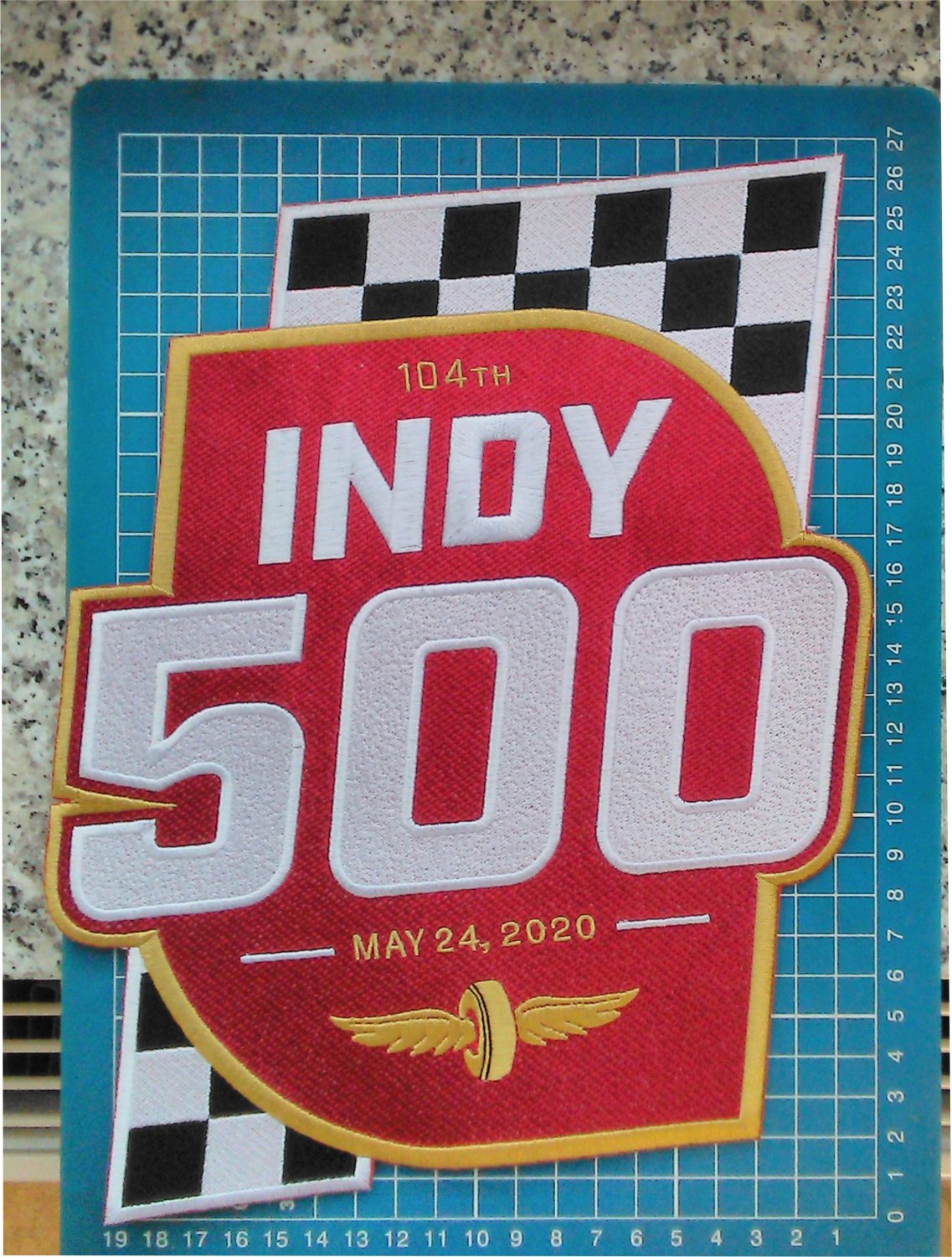 2020 Indy 500 Indianapolis 500 104th racing logo 9.4" 24cm patch ...