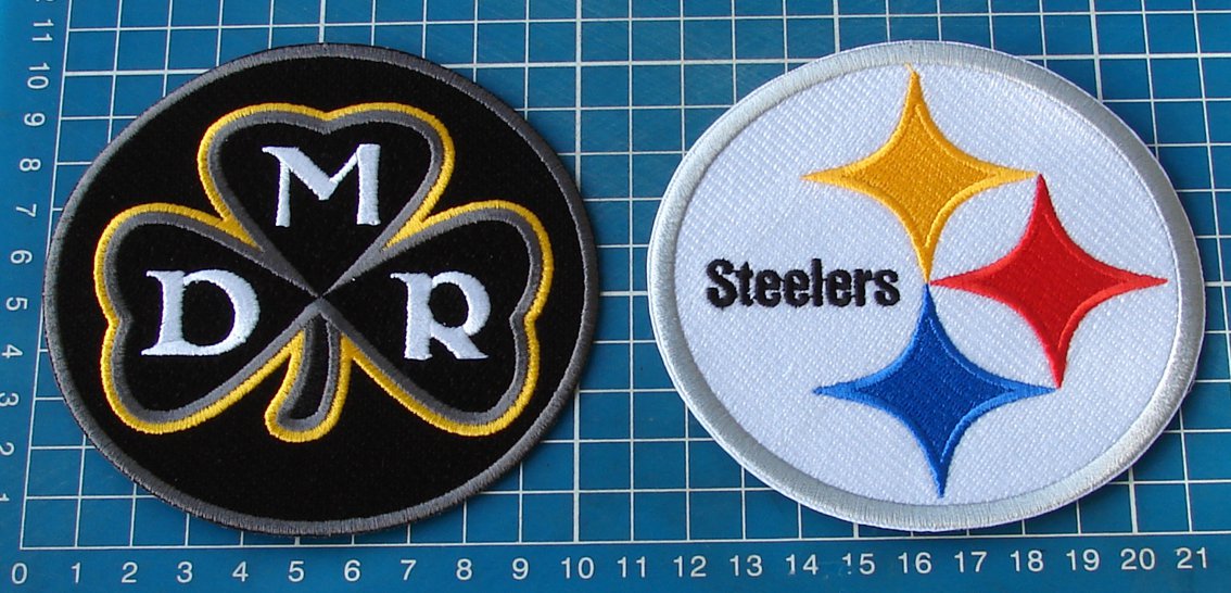 NFL FOOTBALL PITTSBURGH STEELERS DMR DAN ROONEY 2017 2-patches ...