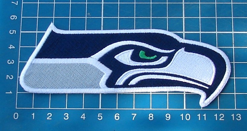 Seattle Seahawks Football NFL Superbowl logo patch 4.9" Jersey sew on ...
