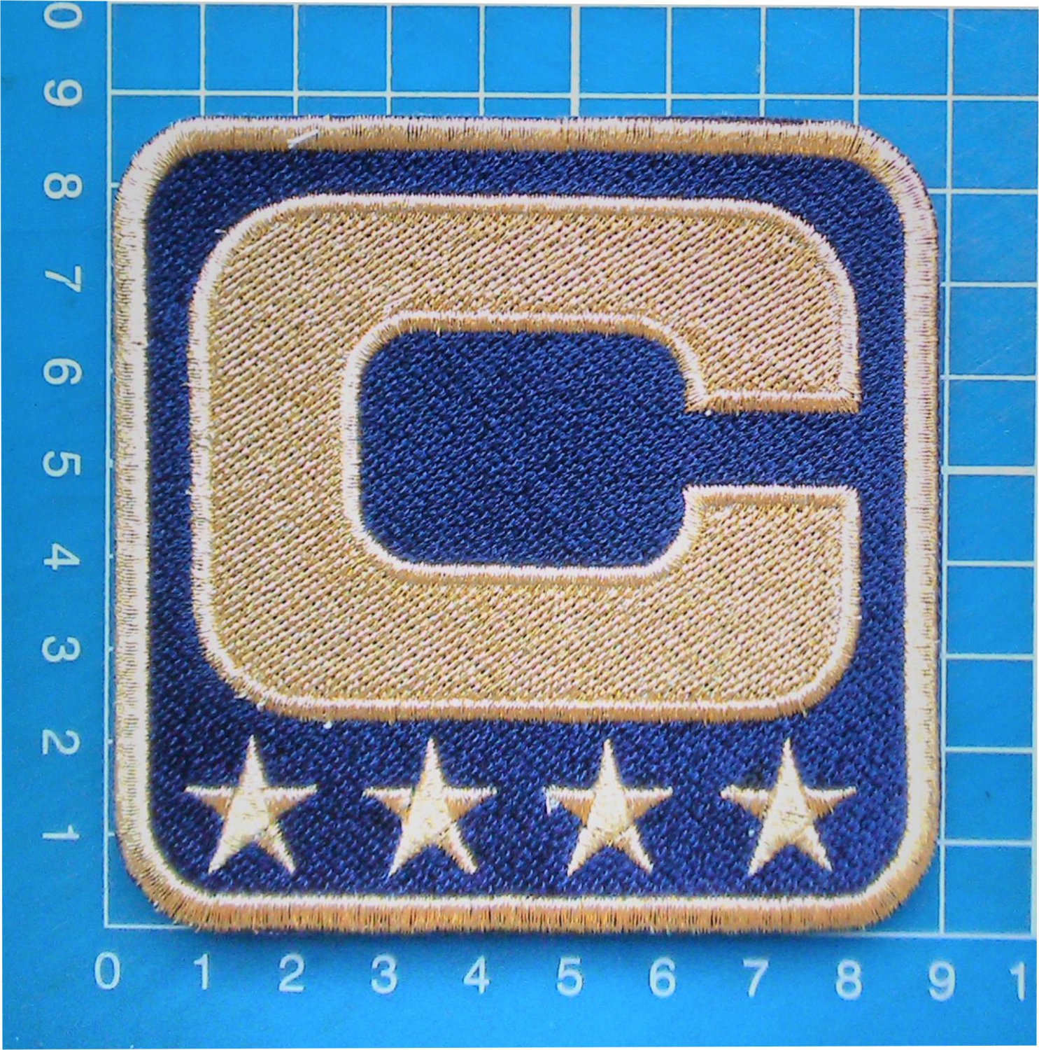 2019 New York Giants CAPTAIN C PATCH NFL FOOTBALL SUPERBOWL 4 STAR ...