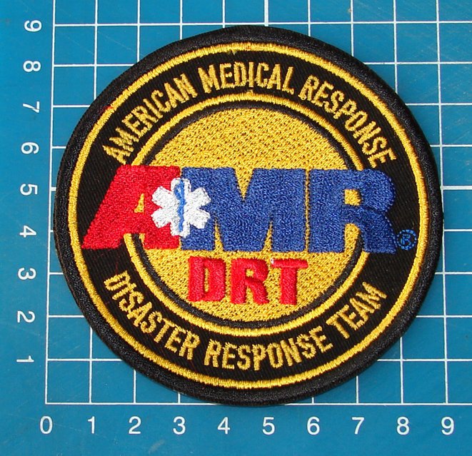 AMR DRT American Medical Response Disaster Response team Patch sew on ...