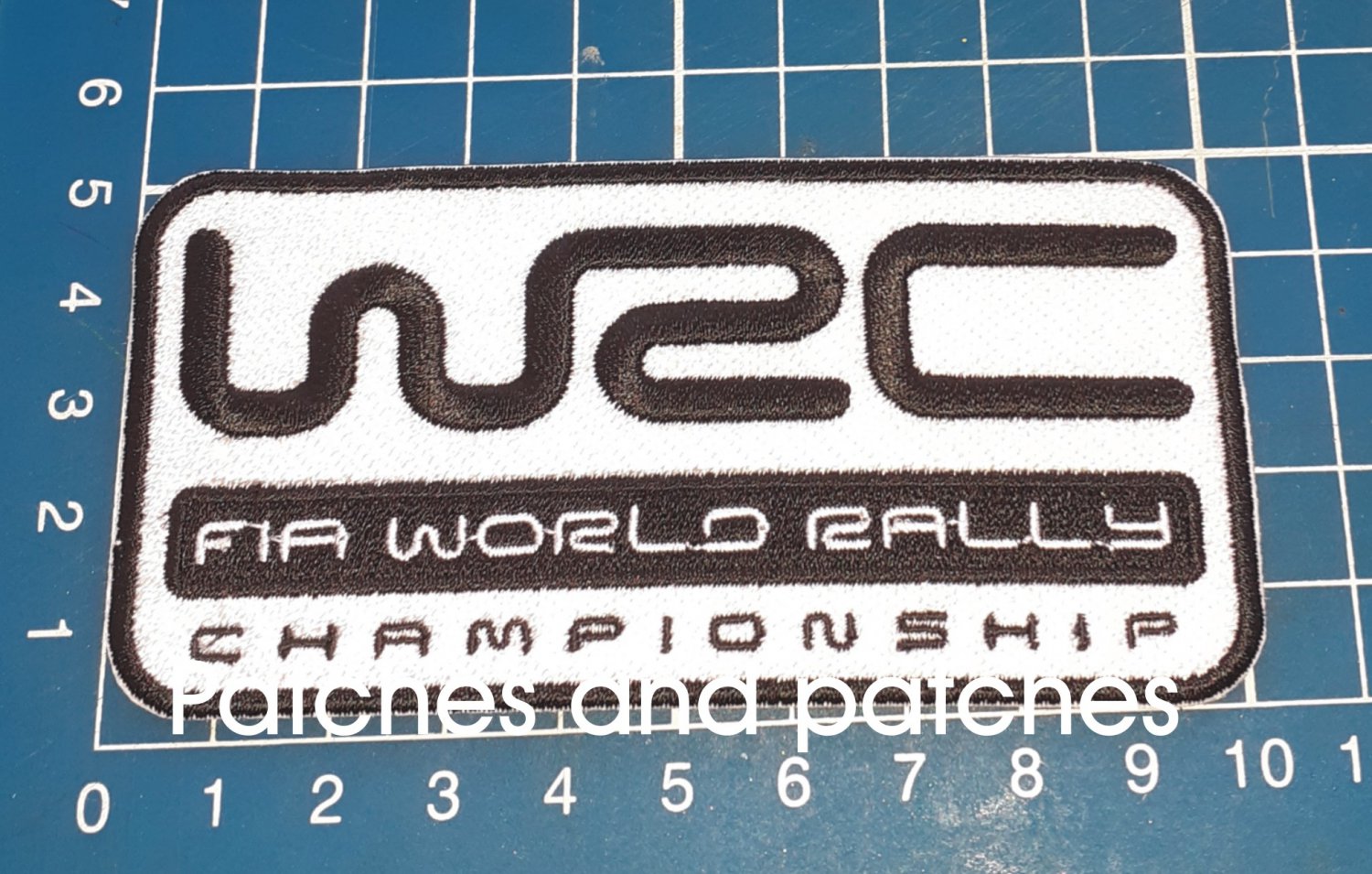 WRC Fia World Rally Championship Logo Patch sew on embroidery Jersey ...