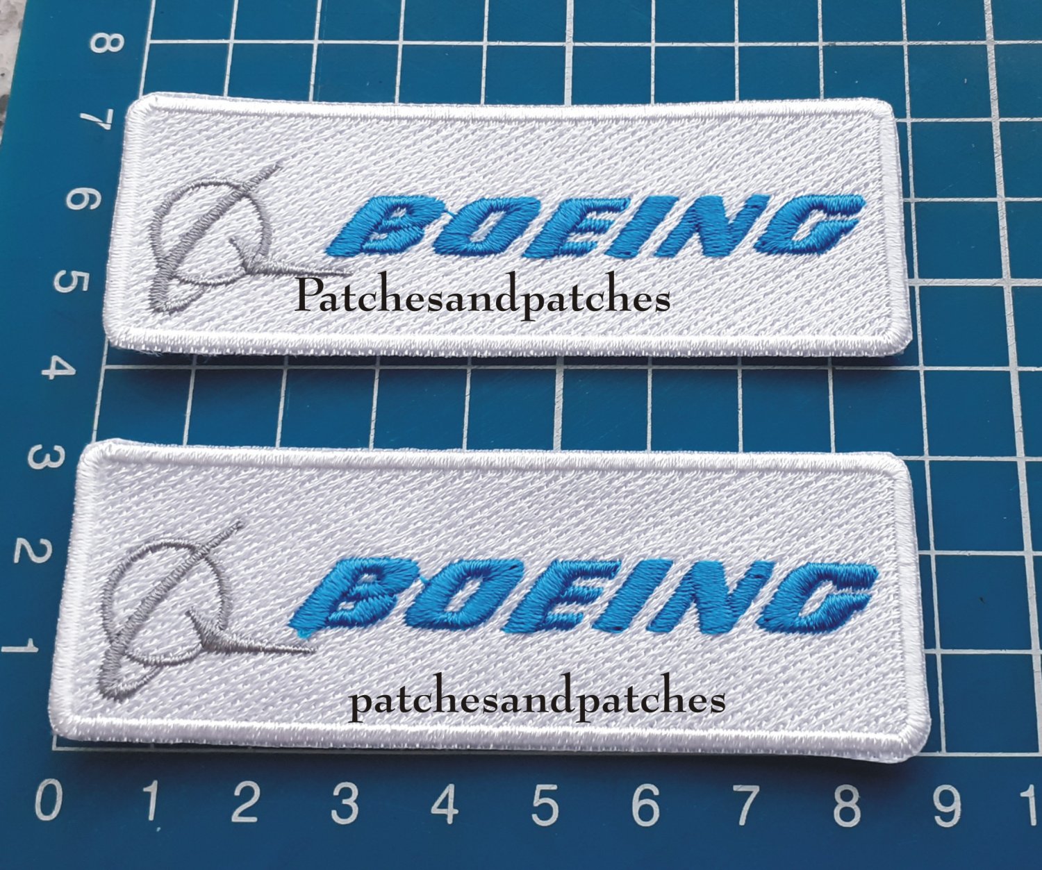 Boeing Aviation Transportion Logo Patch Jersey 2pcs sew on embroidery