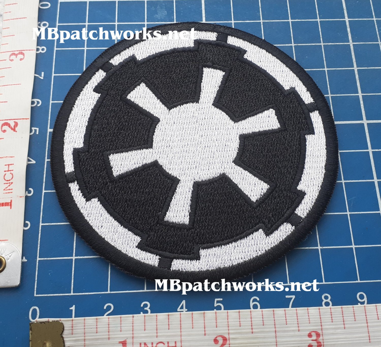 Disneys Star Wars Galactic Empire Logo Patch Emblem Imperial Cog ...