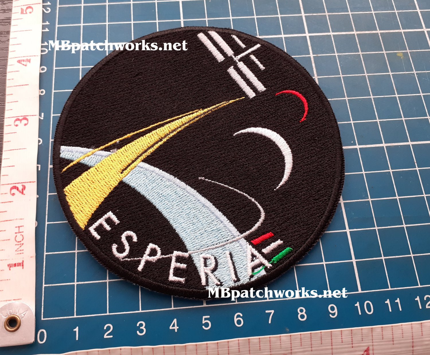 ESA Esperia Mission logo Patch Astronaut Paolo Nespoli European Space ...