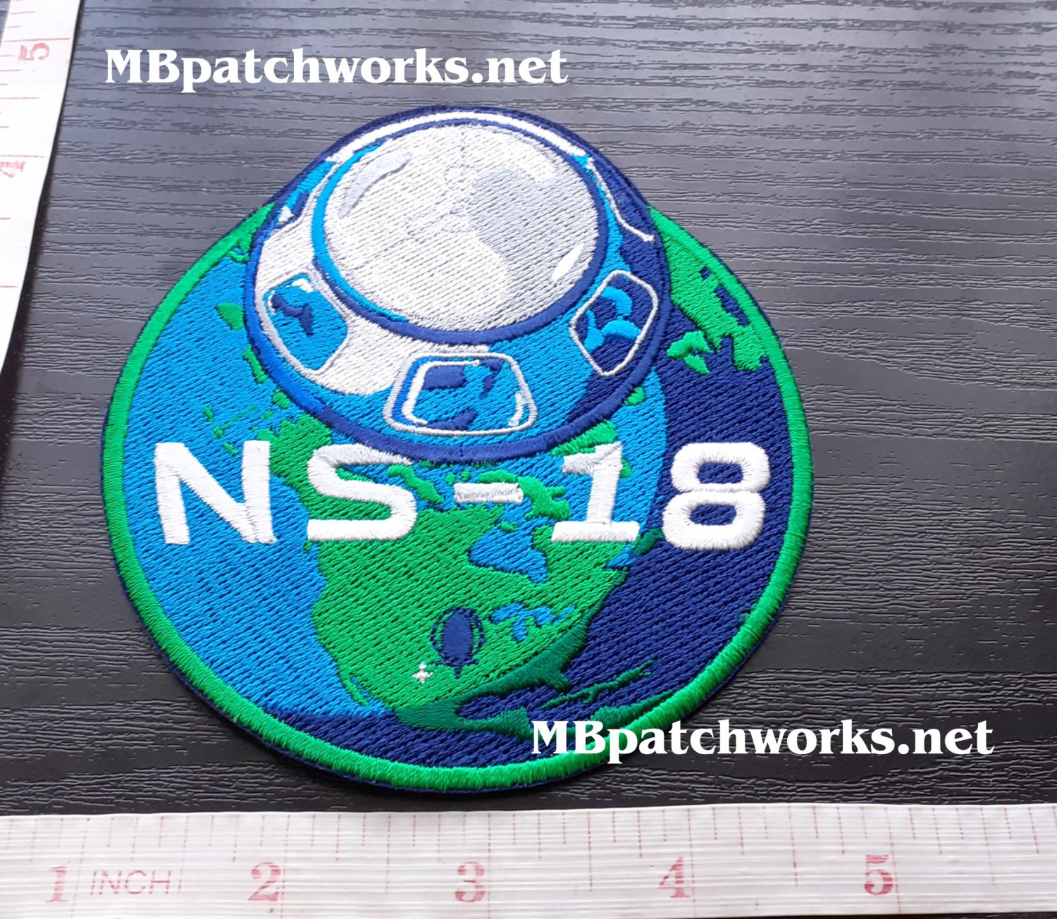 Blue Origin NS-18 Logo Patch New Shepard Mission Jeff Bezos Emblem ...