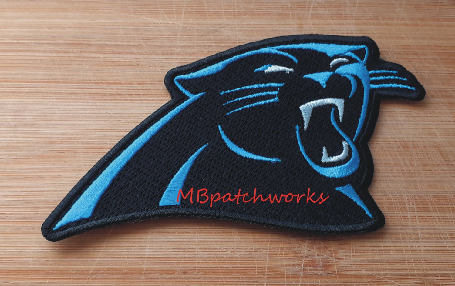 carolina panthers team logo patch NFL football superbowl sew on embroidery