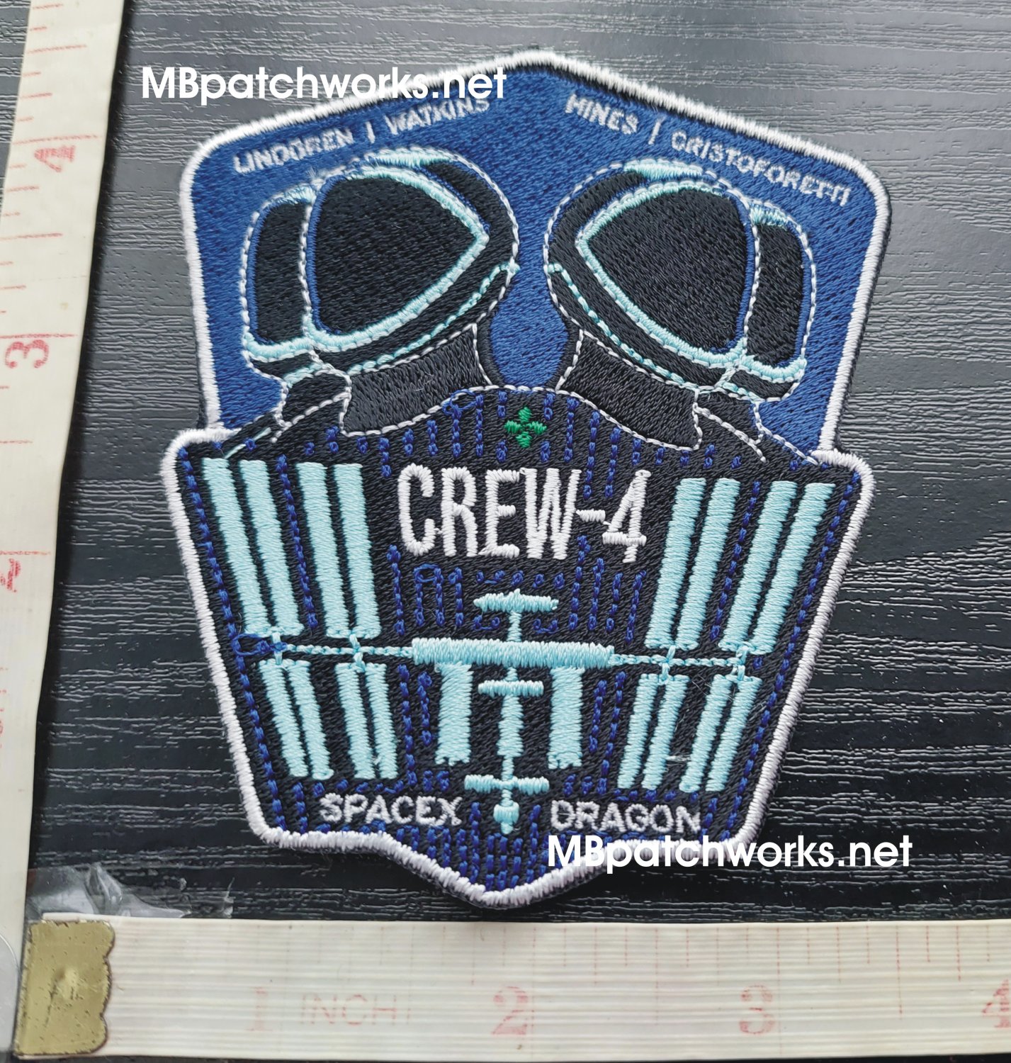 SpaceX Crew-4 Mission Logo Patch Crew Dragon's fourth NASA Commercial Crew