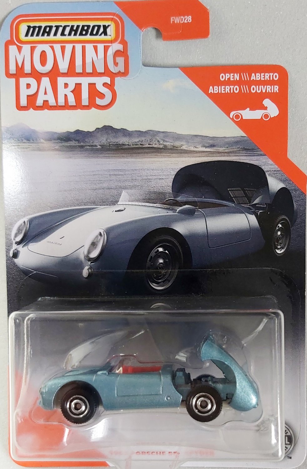 2020 Matchbox Moving Parts #12 1955 Porsche 550 Spyder in Blue Mint on ...