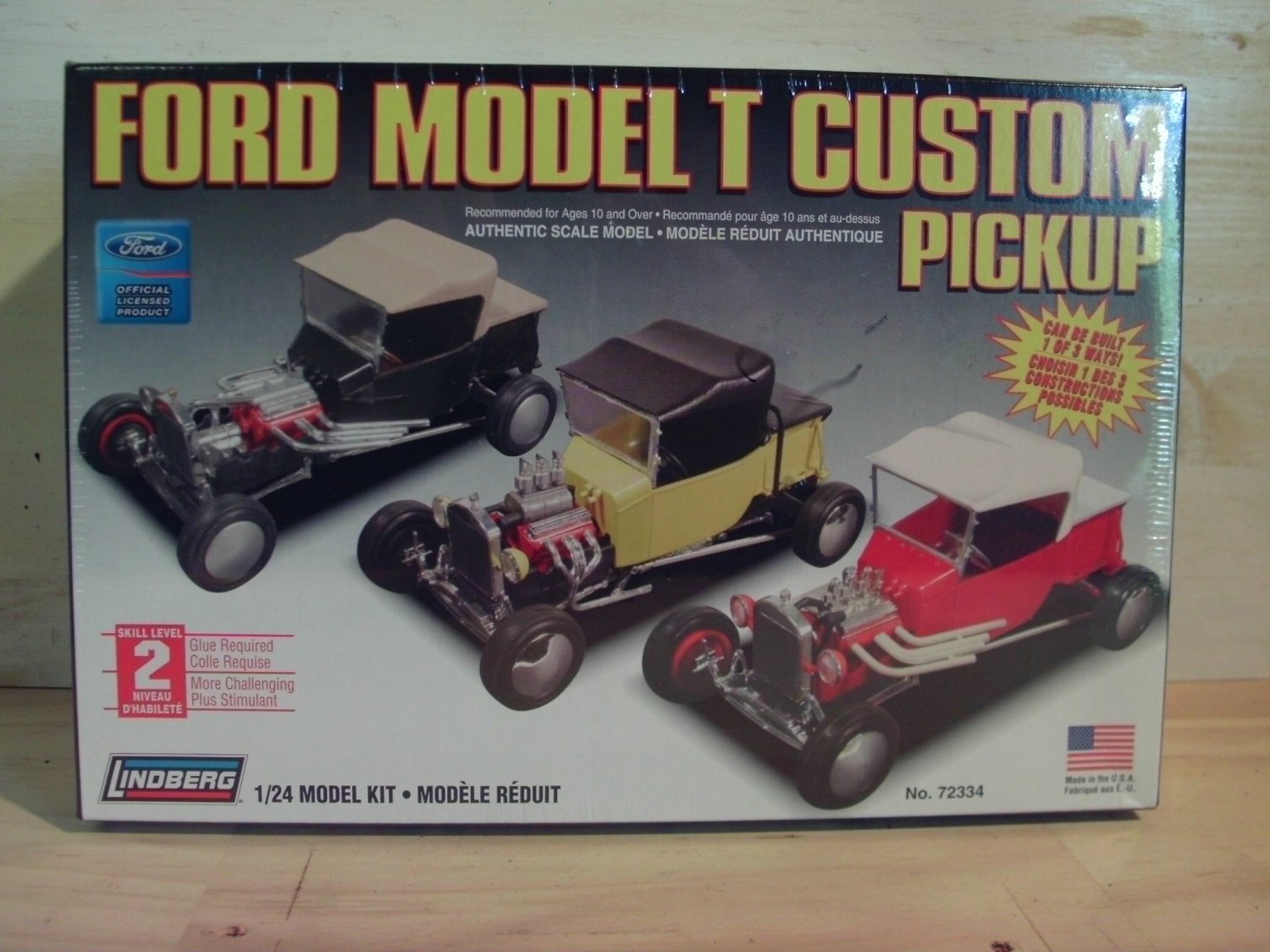 Lindberg Ford Model T Custom Pickup Model Kit in 1/24 scale - 72334