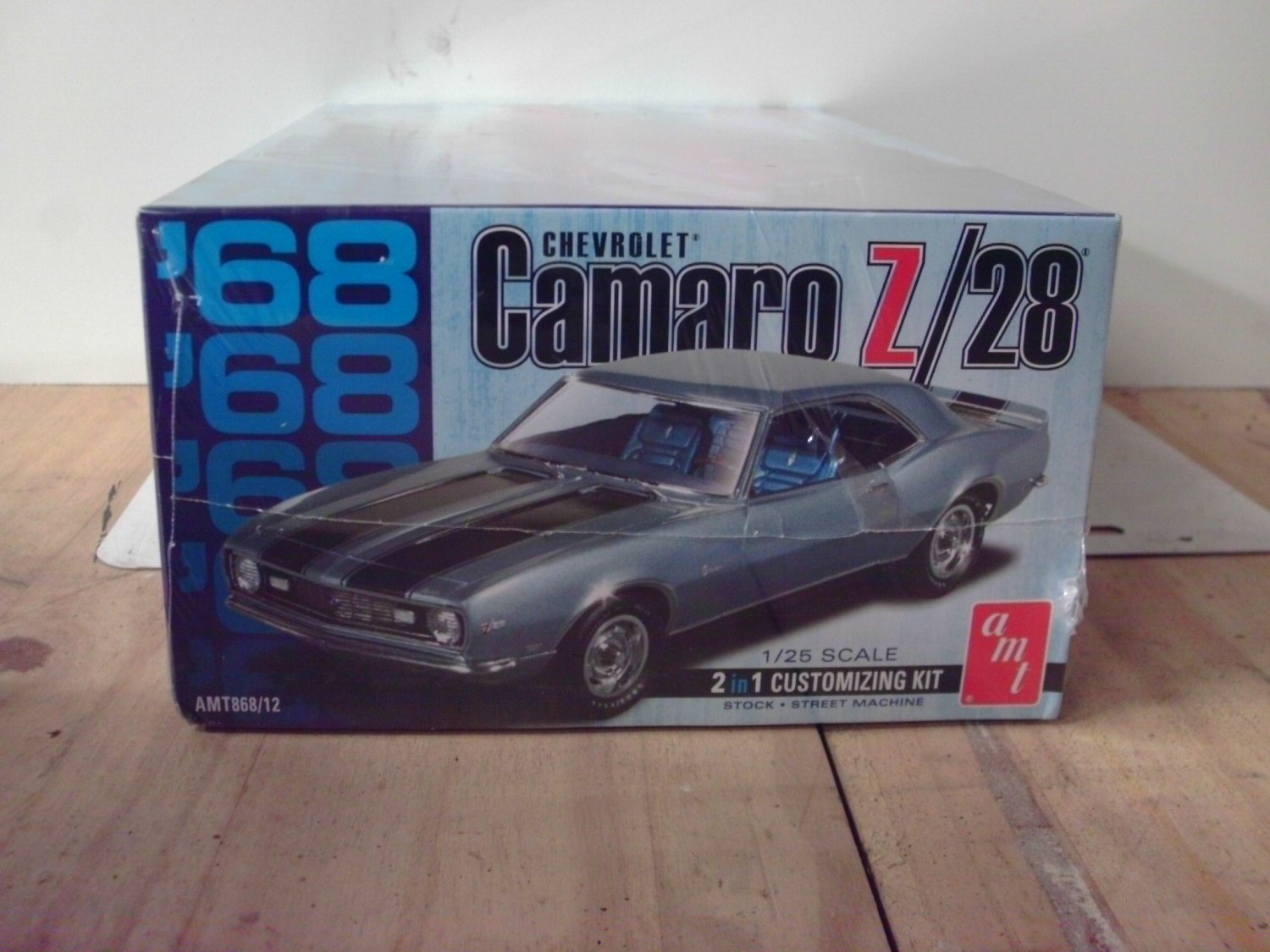AMT 1968 Chevrolet Camaro Z28 Model Kit Sealed in Box AMT868