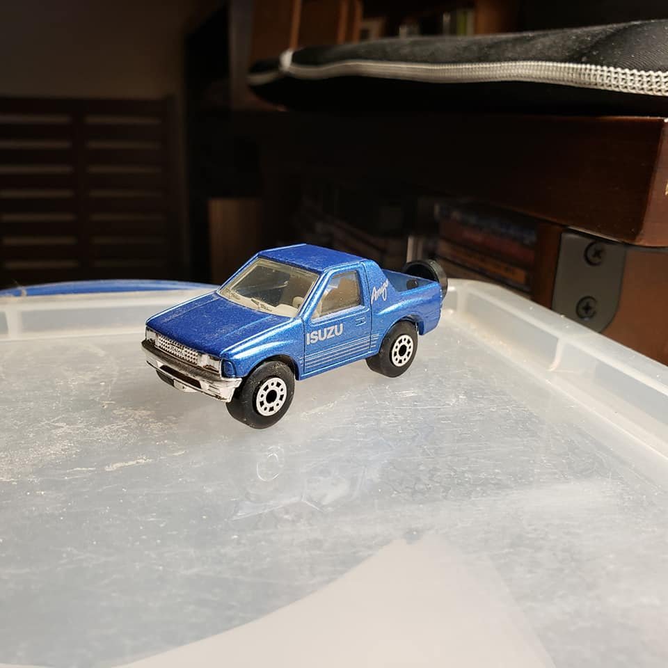 1991 Matchbox MB52 Isuzu Amigo in Blue Loose MB230 48B