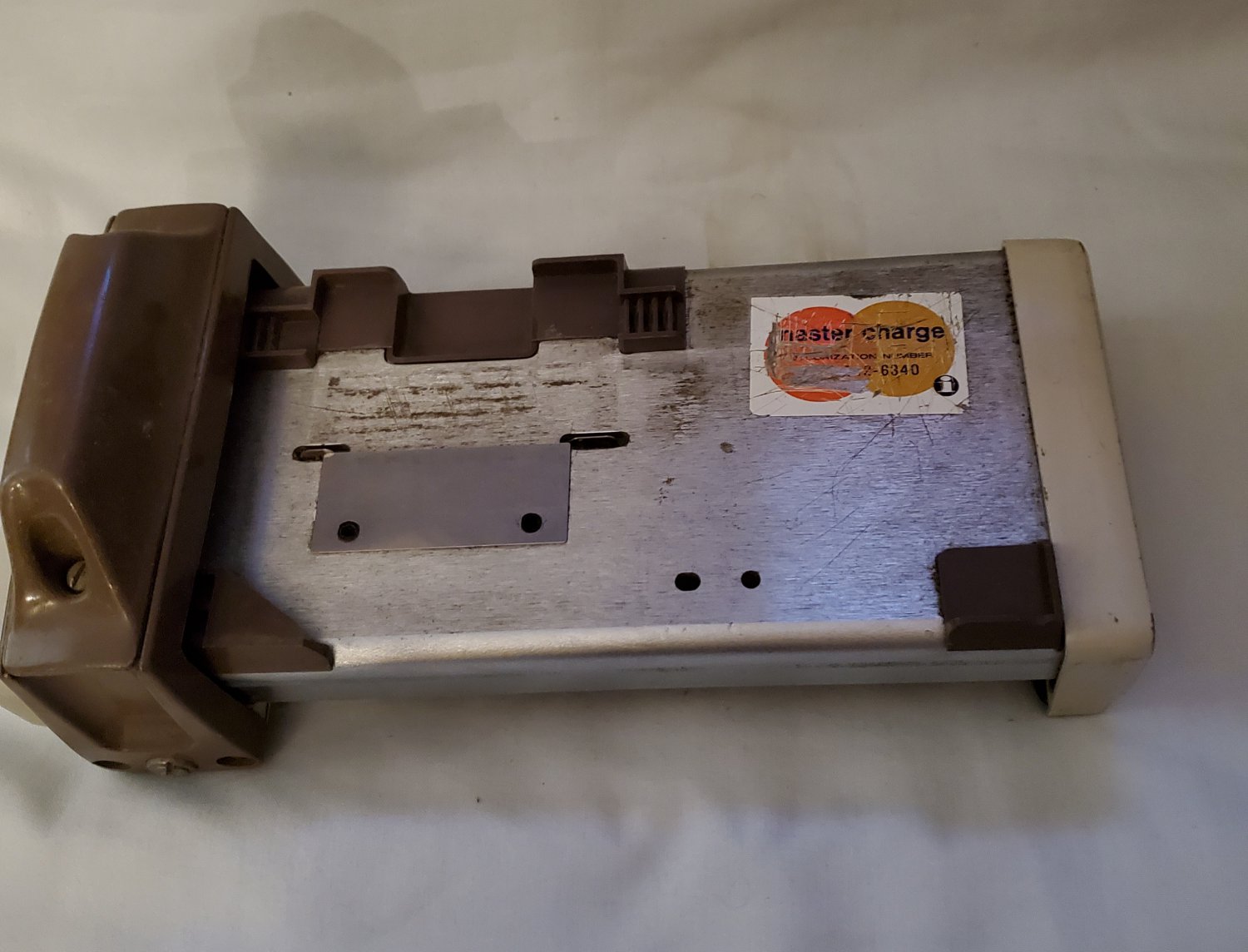 Vintage Electronic Credit Card Reader with Credit Card imprinter Buy ...