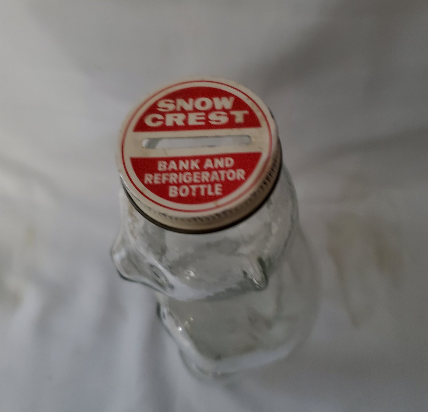 Vintage Snow Crest Bear Bank
