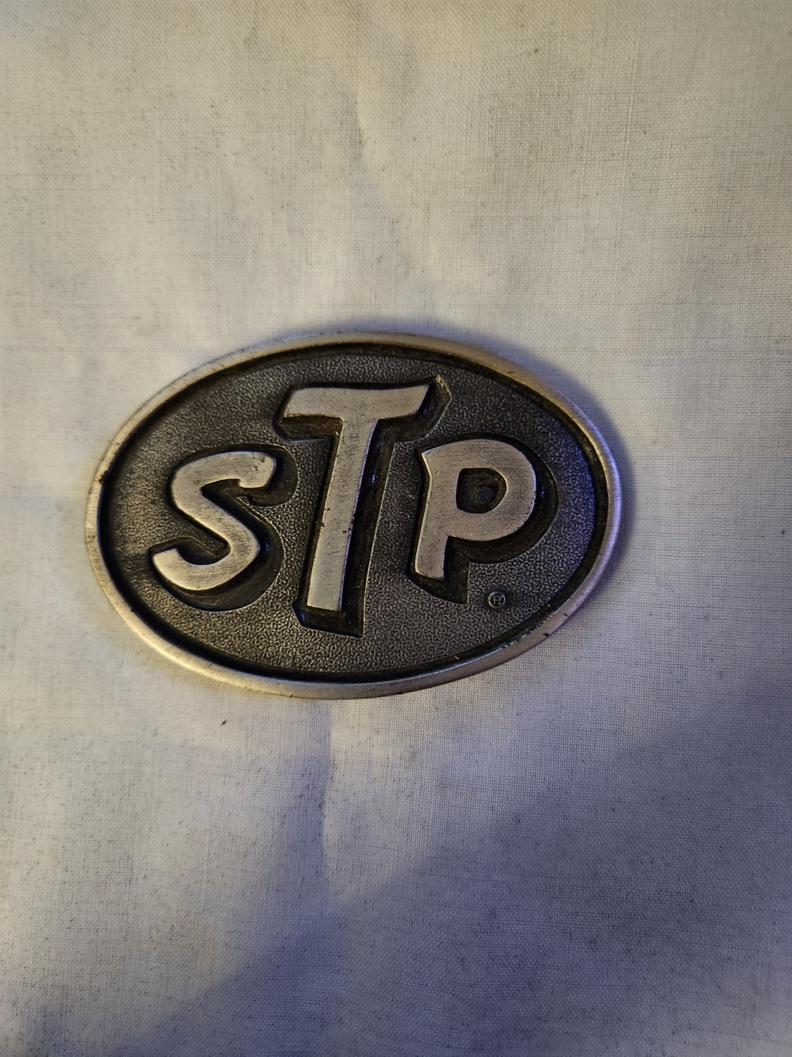 Vintage STP Belt Buckle