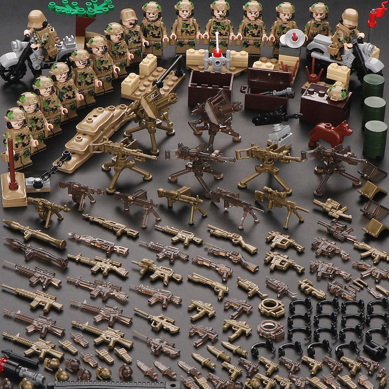 American Army Special Force Middle East Lego Compatible American Soldiers