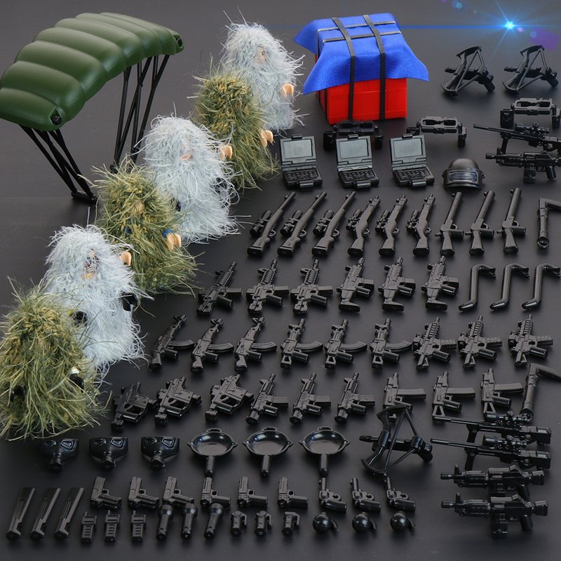 Camouflage Parachute Soldiers Compatible Lego Soldiers Minifigures