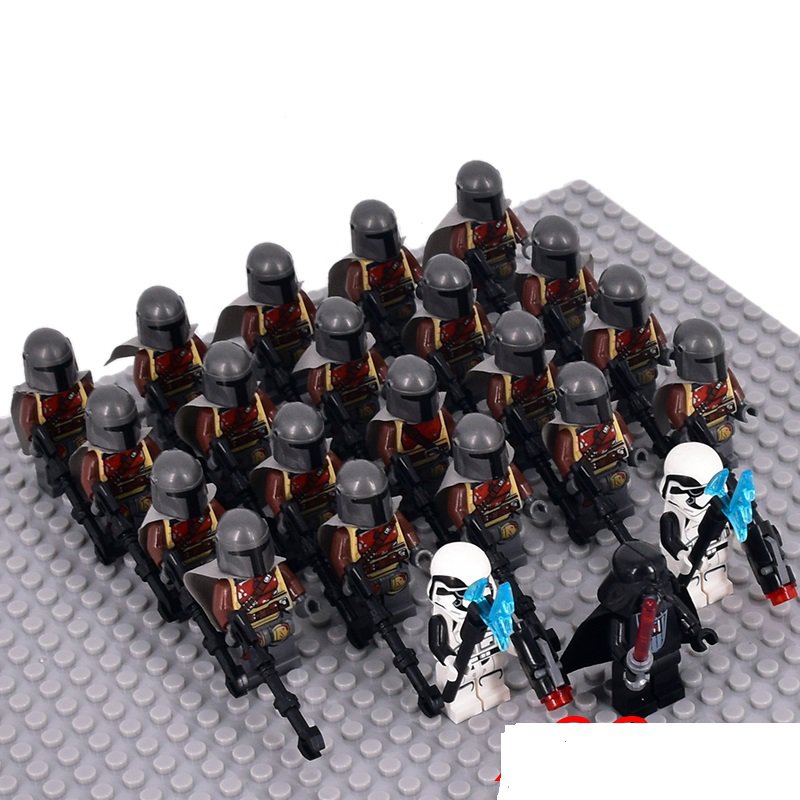 Mandalorian Army Darth Vader Minifigures Compatible Lego Minifigures