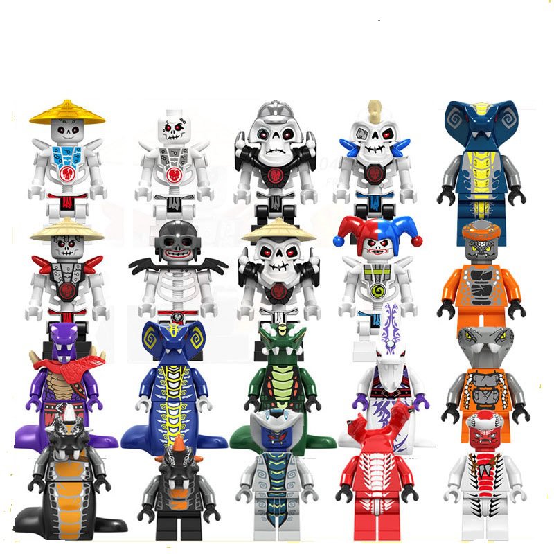 Ninjago Season 9 Pytor Samurai Samukai Skeleton Minifigures Lego ...