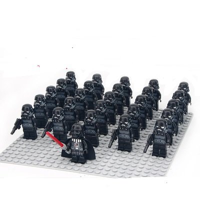 21pcs Star Wars Stormtrooper Army Black Compatible Lego Stormtrooper