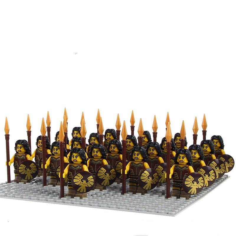21pcs Female Medieval Knights Army Compatible Lego Female Soldiers