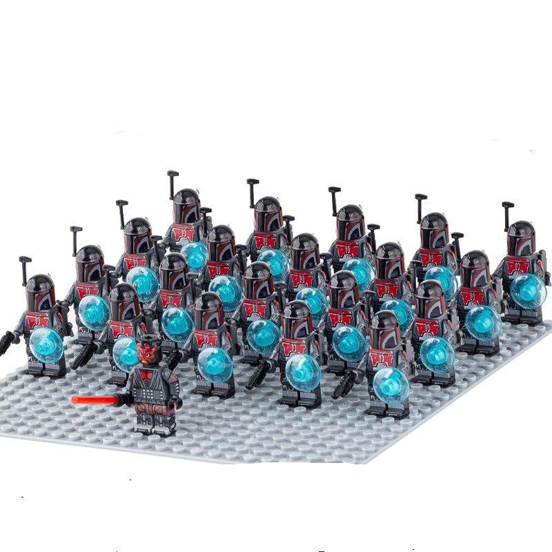 21pcs Star Wars Darth Maul Mandalorian Minifigures Compatible Lego