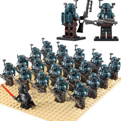 21pcs Star Wars Mandalorian Death Watch Trooper Compatible Lego Death Watch