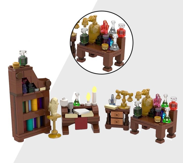 Creator Alchemist Lab Equipment Building Toys