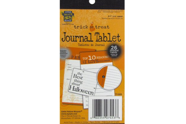 Trick or Treat Journal Tablet