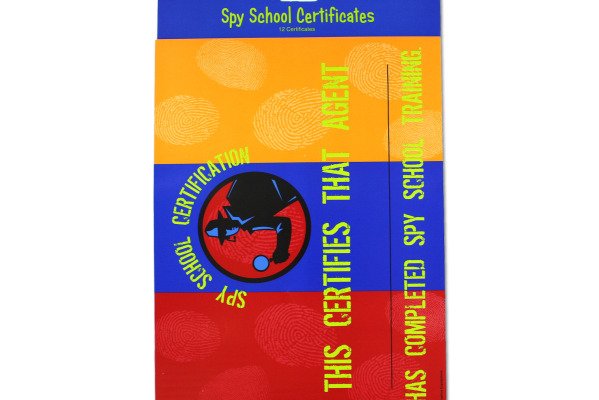 spy school certificates 12 pack