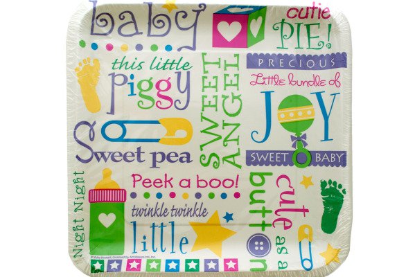 12pk 9 1/8 inch bundle of joy plates