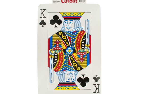 Large King Card Party Cutout