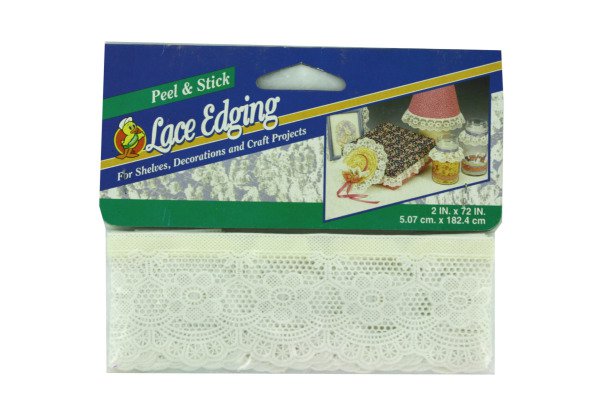 Peel and Stick Lace Edging
