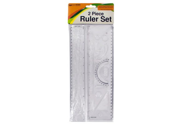 Alphabet & Number Stencil Ruler Set