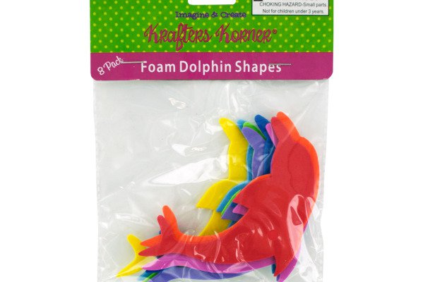 Foam Dolphin Craft Shapes