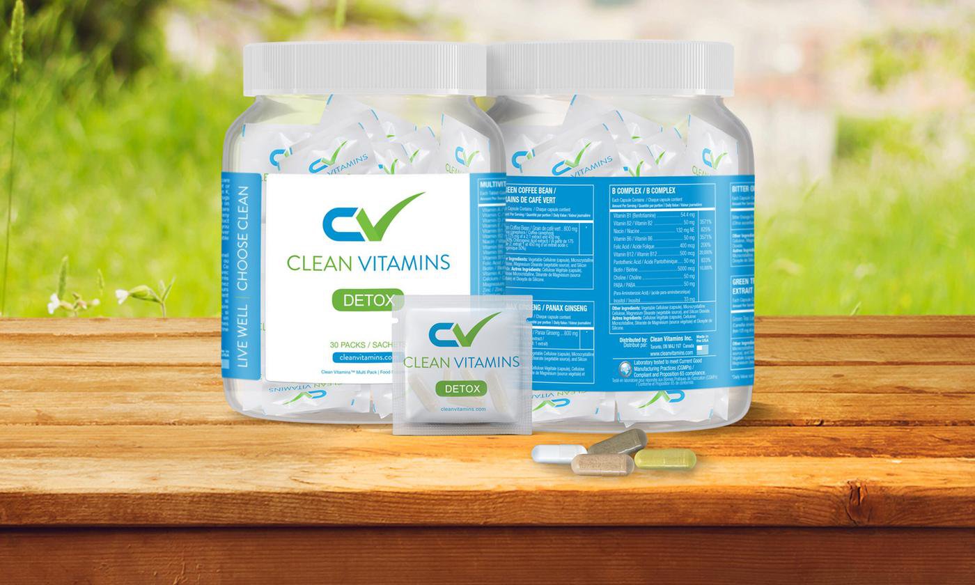Clean Vitamins Daily Detox Supplement (30-, 60- or 90-Day Supply)