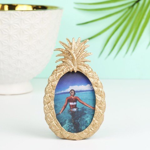 Pineapple Polystone Photo Frame