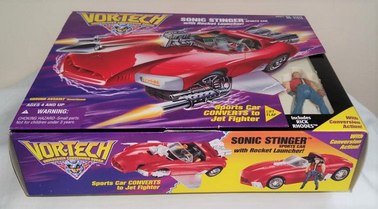 Sonic Stinger Vor-Tech / VorTech Undercover Conversion Squad Kenner Hasbro