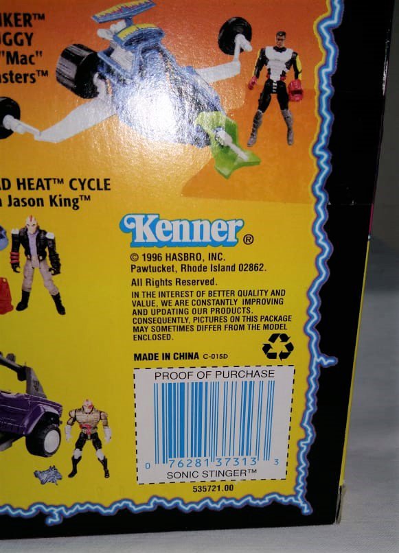 Sonic Stinger Vor-Tech / VorTech Undercover Conversion Squad Kenner Hasbro