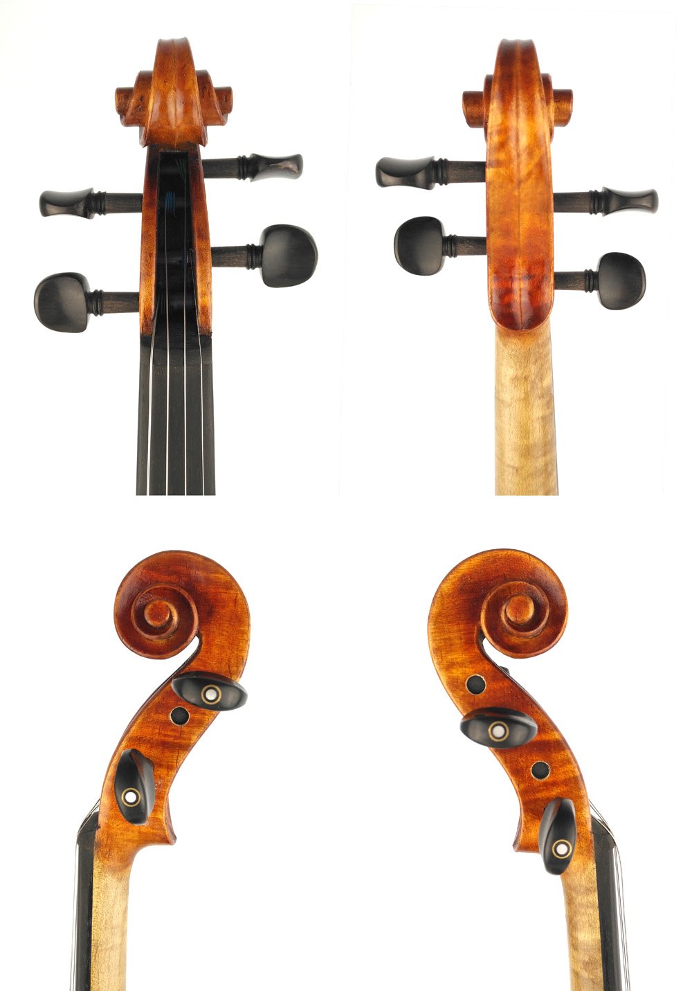 1734 Stradivarius Violin 4/4 Replica 18 Years Old European Spruce ...