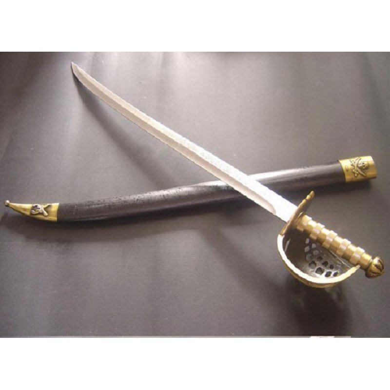 PIRATES OF THE CARIBBEAN II CUTLASS SWORD BASKET SHEATH 30"