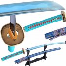 Handmade Japanese Katana Sword Changing Color Blade 1060 Carbon Steel ...