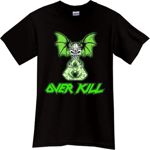 OVERKILL 4 Rock Band Black T-Shirt TShirt Tee