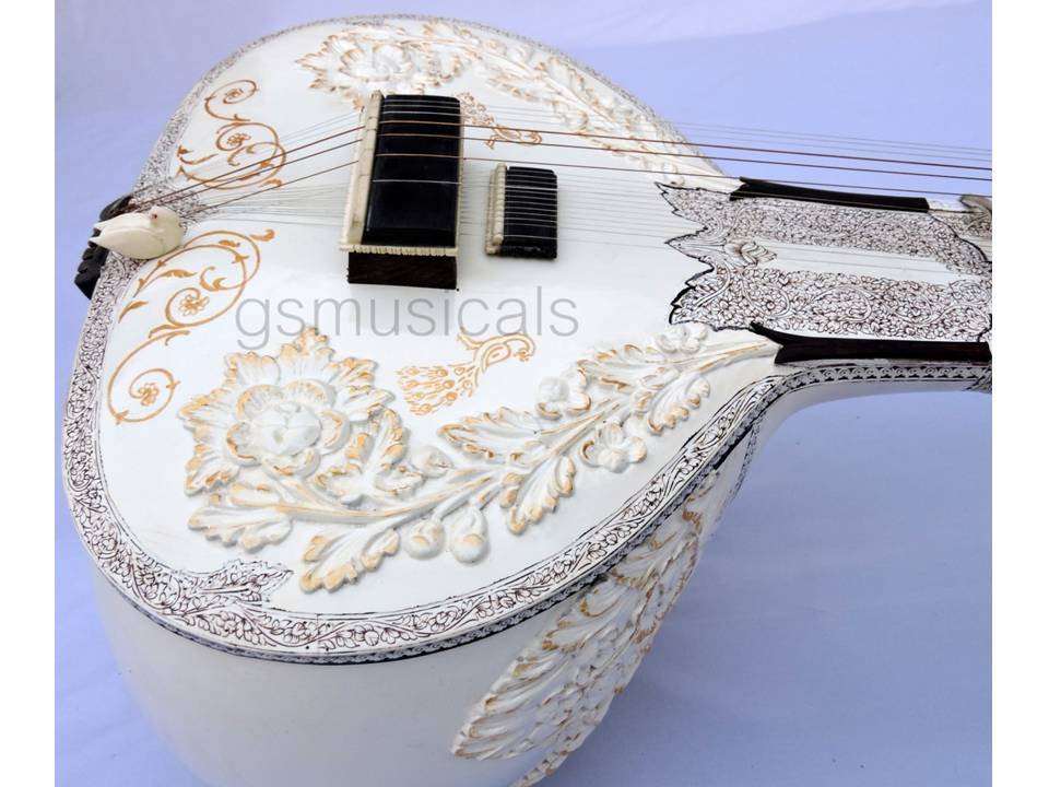 SITAR GOLDEN LEAF WITH GIG BAG GSM063 CA